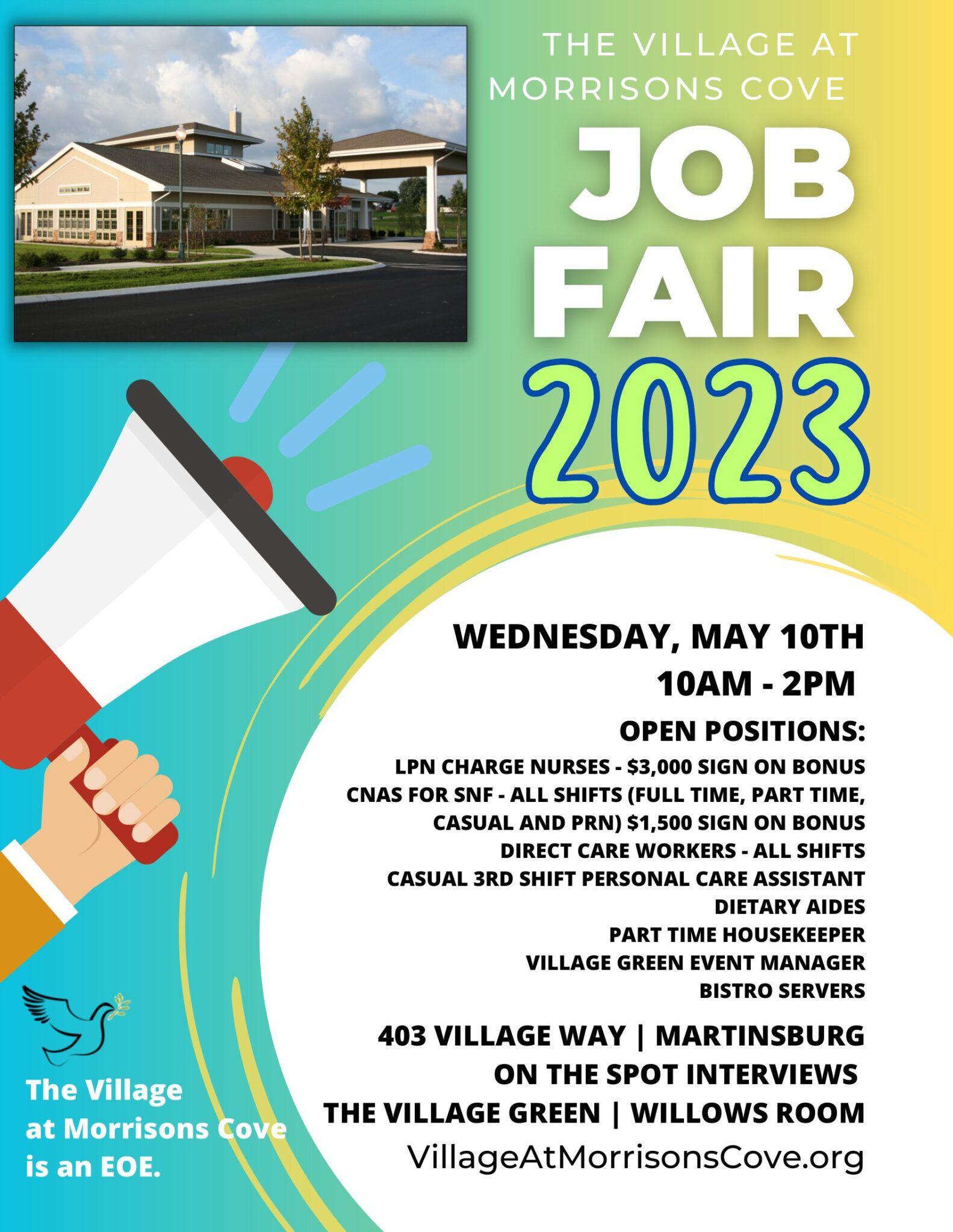 Career Opportunities in Martinsburg, PA | The Village at Morrisons Cove